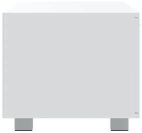 TV skříňka bílá 120x40,5x35 cm kompozitní dřevo