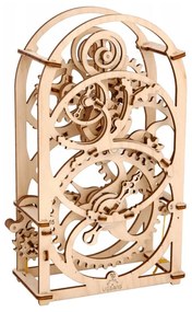 Ugears 3D dřevěné mechanické puzzle Hodinový strojek