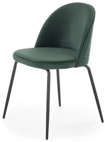 HALMAR K314 židle tmavě zelená