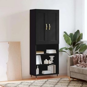 vidaXL Skříň highboard 69,5 x 34 x 180 cm kompozitní dřevo [3200052] Barva: šedá sonoma