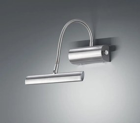 LED nástěnné svítidlo s ohybatelnou konstrukcí/stmívatelné ve stříbrné barvě Curtis – Trio