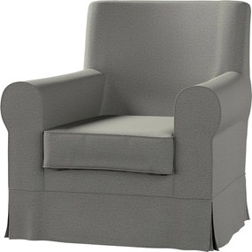 Potah na křeslo IKEA Ektorp Jennylund barva šedá látka pletený vzor