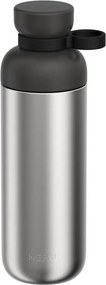 Černá/ve stříbrné barvě lahev z nerezové oceli 700 ml Vita – Mepal