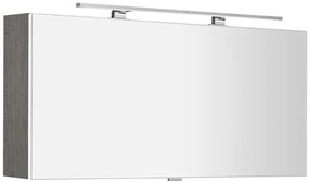 Sapho CLOE galerka s LED osvětlením 120x50x18cm, dub stříbrný - CE120-0011