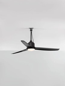 Matně černé kovové LED stmívatelné stropní svítidlo Blowy – Nova Luce