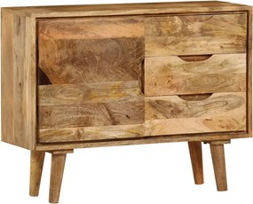 Příborník masivní mangovníkové dřevo 90 x 30 x 69 cm 246789