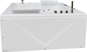 Terra Hydromasážní vana DIABLO 666 II 180x150 s ohřevem vody