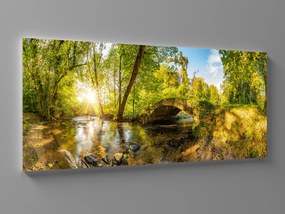 Obraz říční most Rozměr: 120 x 55 cm