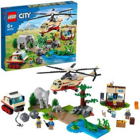 Lego stavebnice lego city 60302 záchranná operace v divočině