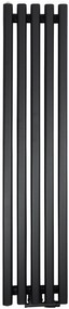 Regnis Lazur LA, topné těleso 540x1000mm se středovým připojením 50mm, 766W, bílá matná, LAZURLA/1000/540/D5/WHITE
