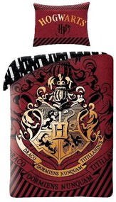 Povlečení Harry Potter burgund Bavlna, 140/200, 70/90 cm