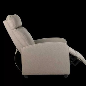 LuxuryForm DESIGN Televizní křeslo RUFO s polohováním - béžové