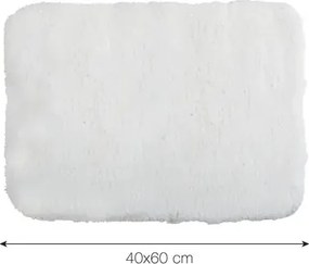 MSV Koupelnová předložka MICROFIBER bílá / 40 x 60 cm / polyester / pr