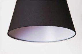 Designová lampa Zyta černá/stříbrná