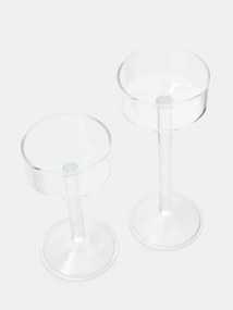 Sinsay - Sada transparentních svícnů 2 pack - clear