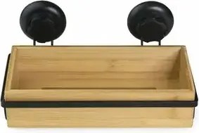 Compactor Bestlock SPA Bamboo černá / Bambusová polička na koupelnové