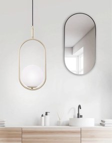 Závěsná lampa zlatá mosaz Cordel 1x28w