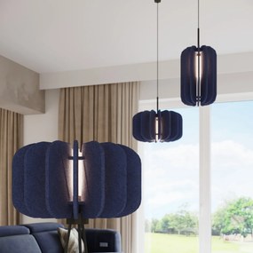 Sollux Lighting Závěsná lampa MULA 45 tmavě modrá