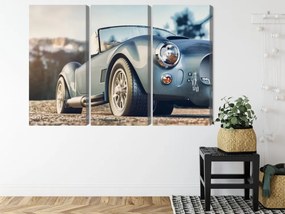 Vícedílný obraz Klasické Retro Auto Nedostatek Nedostatek Přírodní plátno 60x40