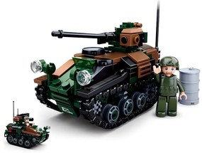Sluban Model Bricks M38-B0750 Malý tank Wiesel AWC 2v1