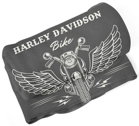 Sablio Deka Harley-Davidson S křídly - 150x120 cm