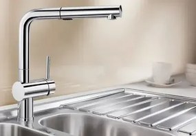 Blanco Linus S - Dřezová baterie s výsuvnou sprškou chrom