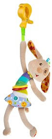 Dětská plyšová hračka s vibrací Akuku pejsek Barva: Hnědá