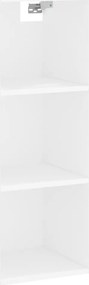 vidaXL Skříň highboard 34,5 x 34 x 180 cm kompozitní dřevo [3189917] Barva: Bílá