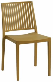 ROJAPLAST Zahradní židle - BARS, plastová Barva: hnědá