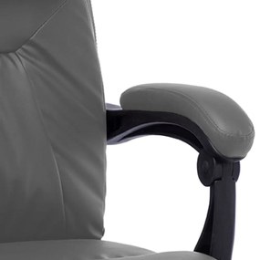 Petromila Masážní kancelářská židle antracitová umělá kůže