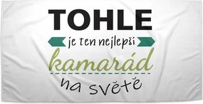 Sablio Ručník Tohle je ten nejlepší kamarád na světě - 30x50 cm