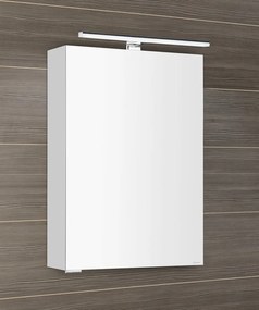 Sapho Sapho, MIRRÓ galerka s LED osvětlením, 50x70x16cm, levá/pravá, bílá, MC050-0030
