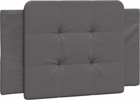 Rám postele s LED bez matrace Zadar šedý 100 x 200 cm 3214092