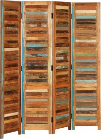 vidaXL Paraván masivní recyklované dřevo 170 cm [246411]