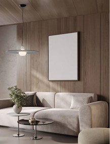 Matně černé ocelové závěsné svítidlo ø 60 cm Lora – Nova Luce