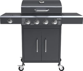 Plynový gril BestBerg BBBQ-28SB / 5 hořáků / 14,4 kW / černá