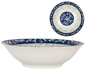 Modro-bílá porcelánová miska Aapje – 21x5 cm