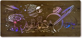 Li-Go "Malý princ" světelný obraz 230V 110x50 cm provedení povrchu: dub