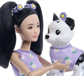 Mattel Barbie panenka styl pro dva - Květiny / od 3 let
