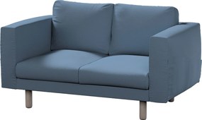 Potah na pohovku IKEA Norsborg 2-místná barva modrá látka pletený vzor