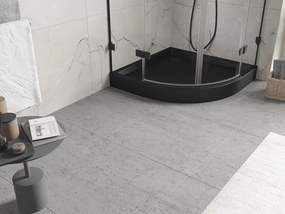 Mexen Flow+ sprchová vanička půlkruhová 100 x 100 cm, černý mat - 46Q701010H