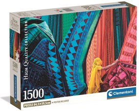 Clementoni - Puzzle 1500 Vlající látky