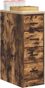 vidaXL Garážová skříň 30x51x85 cm Borovicový masiv [860580] Barva: Černá