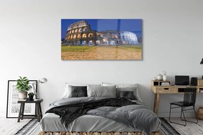 akrylový obraz Sunset Rome Colosseum 140x70 cm