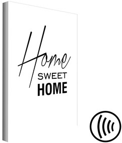 Obraz Černá a bílá: Sladký domov (1-dílný) vertikální