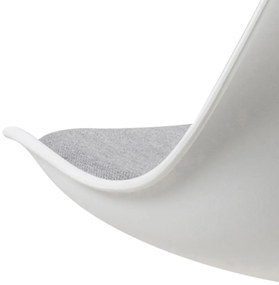 Jídelní židle Dima bílá/světle šedá