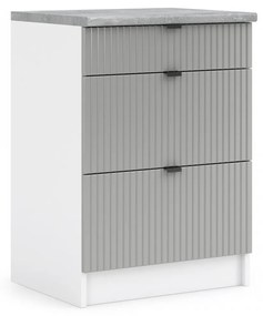 Kuchyňská skříňka spodní 60 cm - LAM SZ60 3SZ - Dvířka GISEL