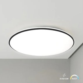 LED Stropní svítidlo HUGO LED/21/32/42W/230V 3000/4000/6500K pr. 45 cm IP54 čer.
