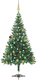 Umělý vánoční stromek s LED a sadou koulí 180 cm 564 větví,  3077489 HangarStore.cz