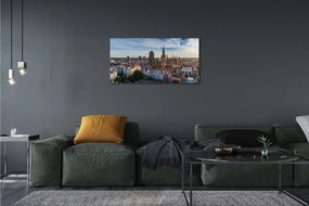 Obrazy na plátně Gdańsk Panorama kostel 140x70 cm